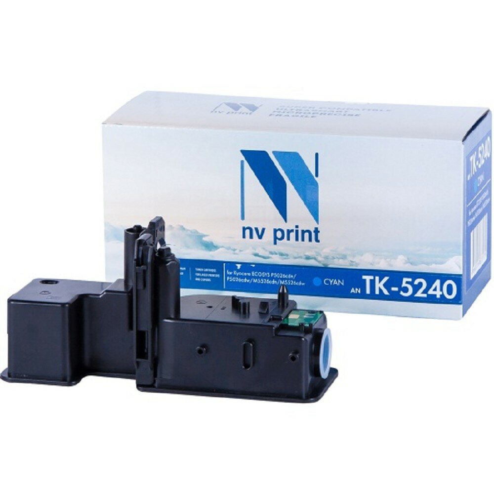 Картридж NV-Print TK-5240, Голубой