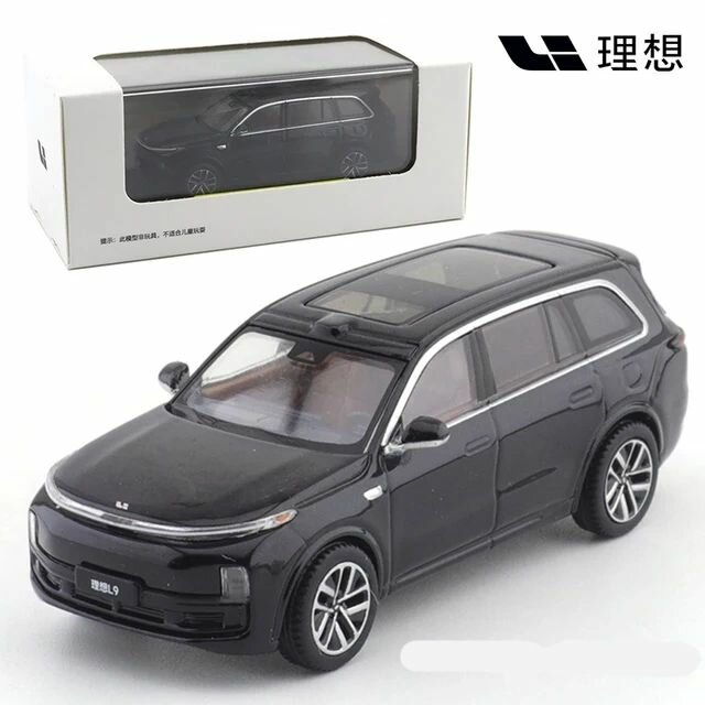 Машинка коллекционная 1:64 Li Auto L9 Black 64ECC0013