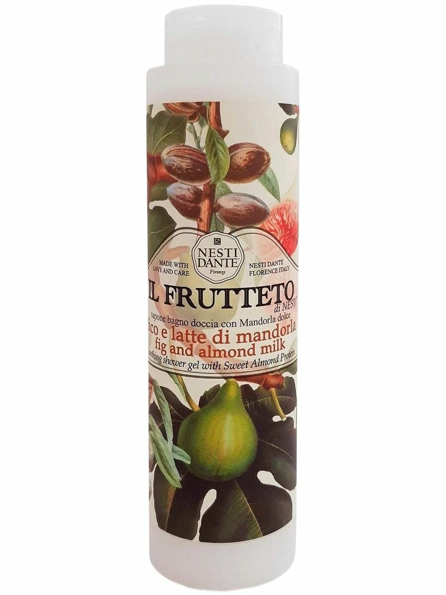 Nesti Dante, Fig and Almond Milk, Гель для душа женский, 300 мл