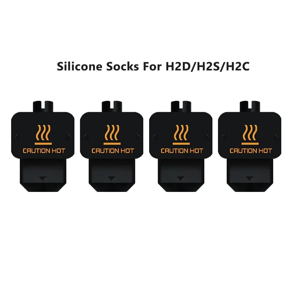 4шт. Силиконовые носки для H2D/H2S/H2C, черный