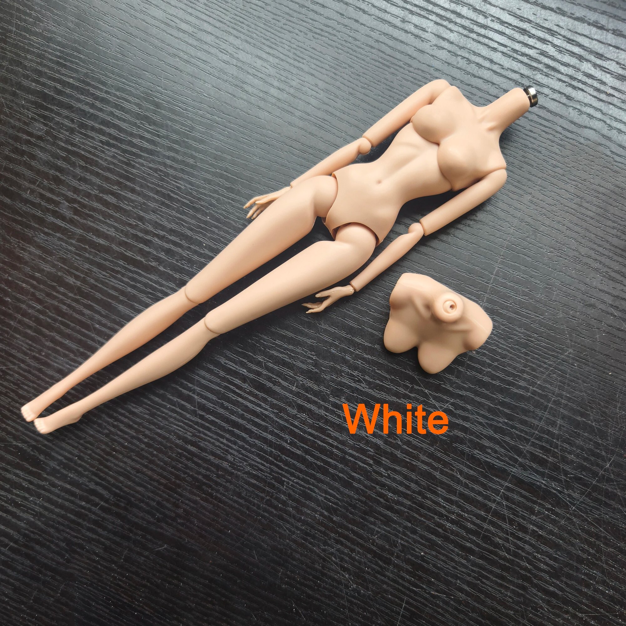 Кукольный набор тела Kokling Luly 1/6 12 цветов Бежевый, White