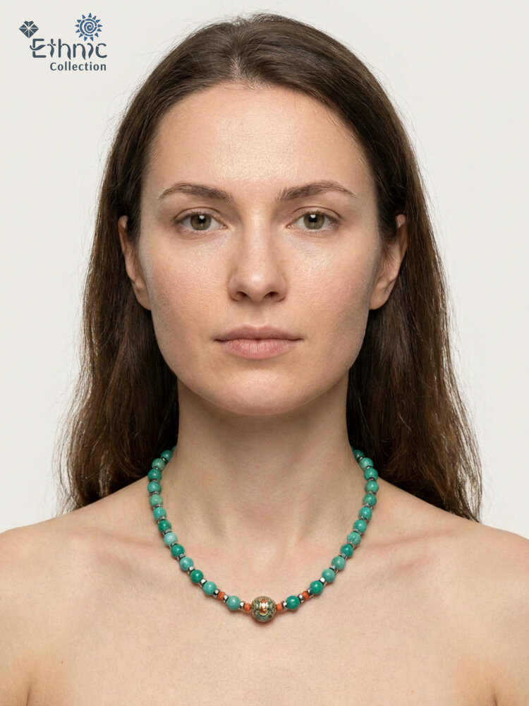 Бусы, коралл