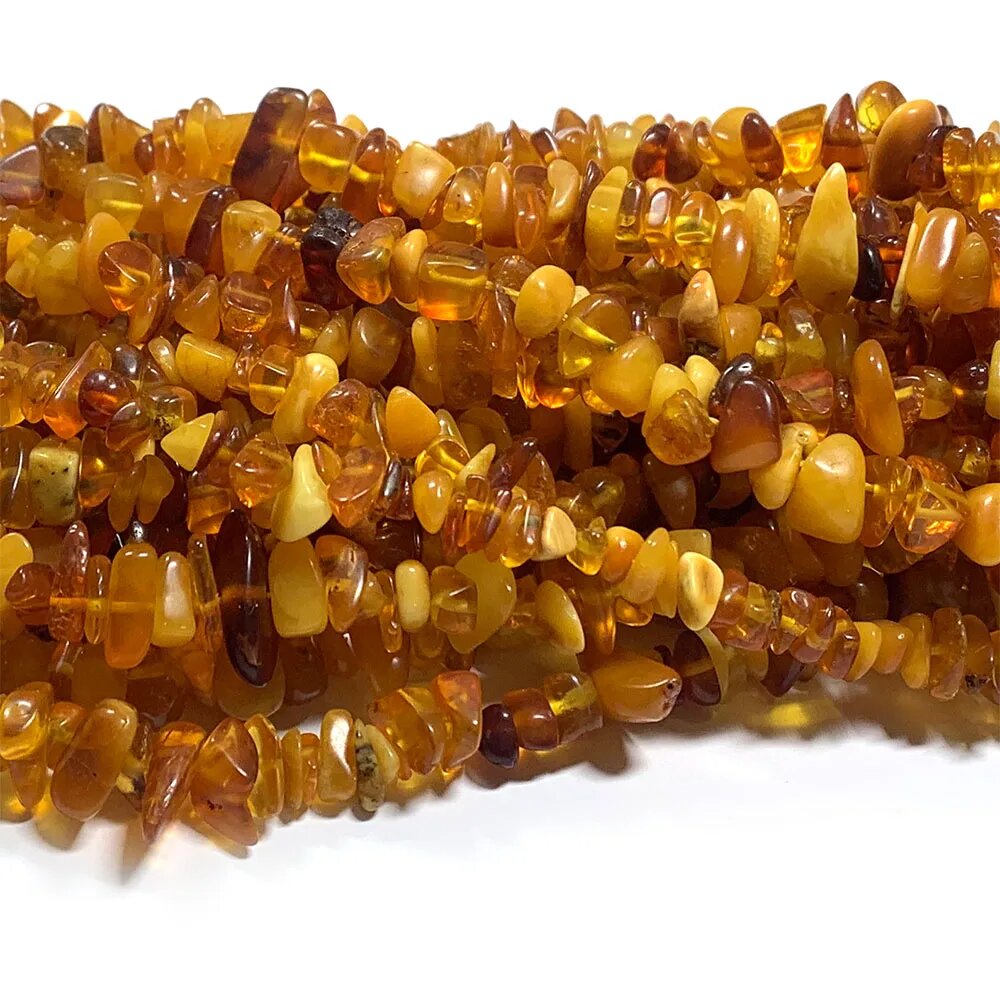 Veemake бусины из полудрагоценных камней C5 08479 Amber