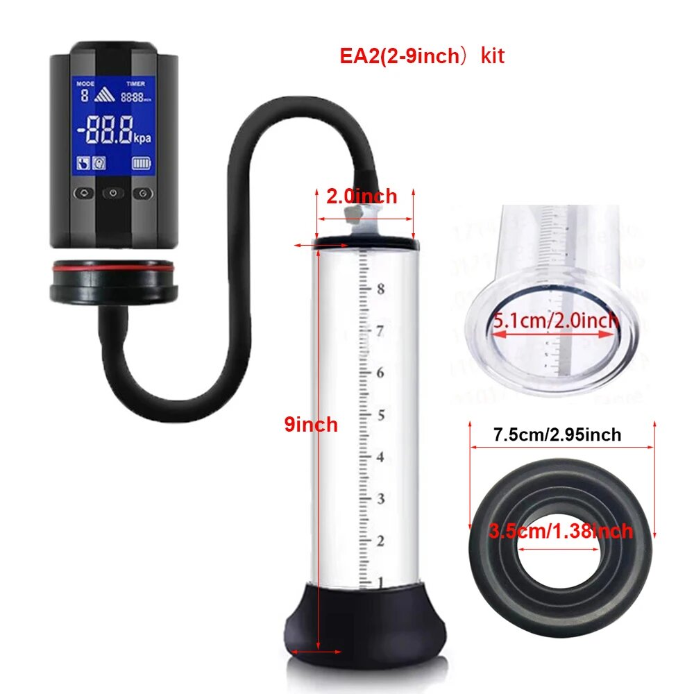 Вакуумный насос для пениса EA2(2.0-9inch)kit
