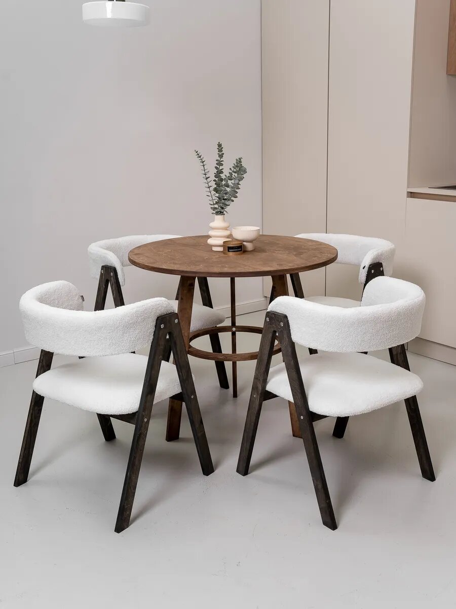 Стул мягкий кухонный со спинкой