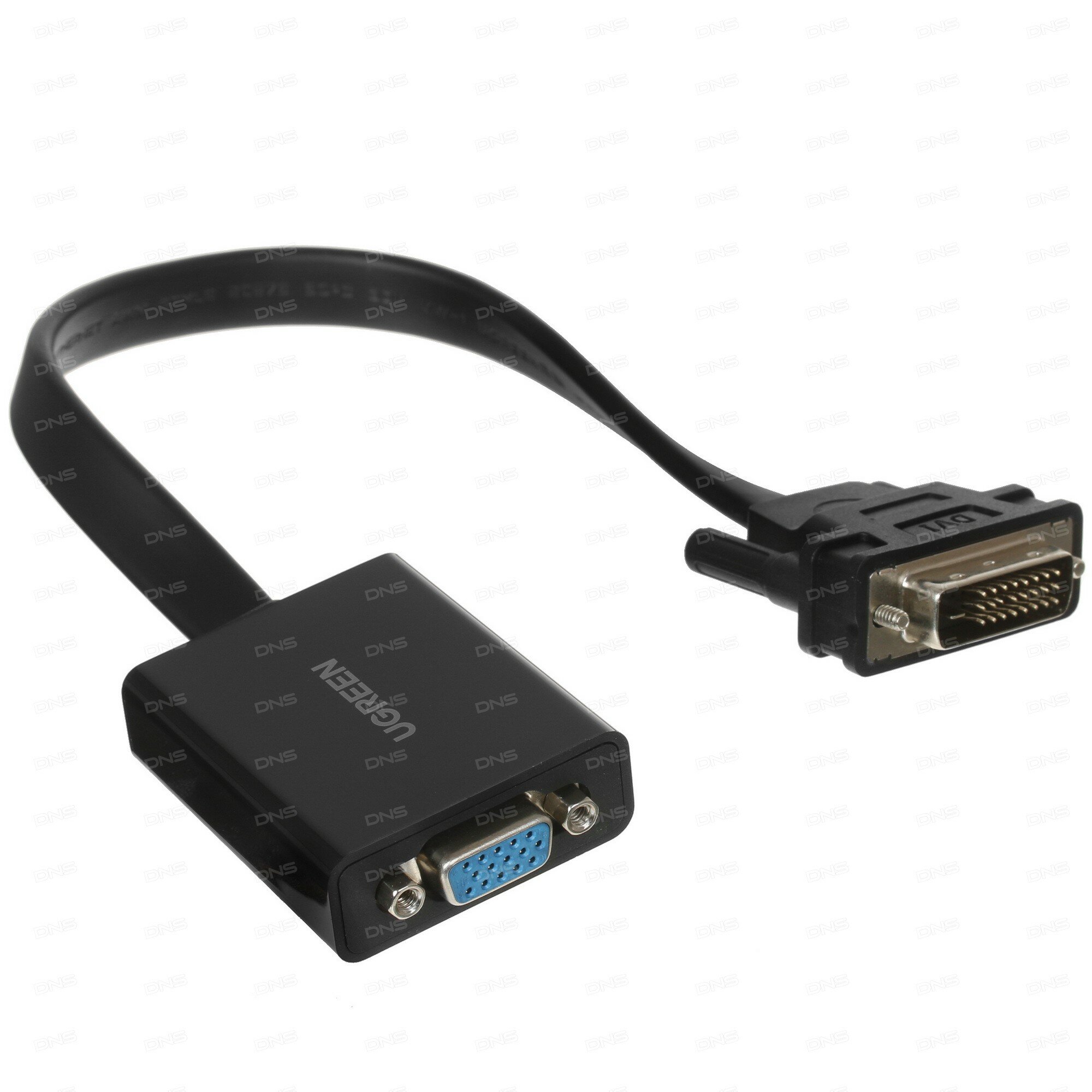 Переходник однонаправленный Ugreen DVI-D - VGA, 0.3 м