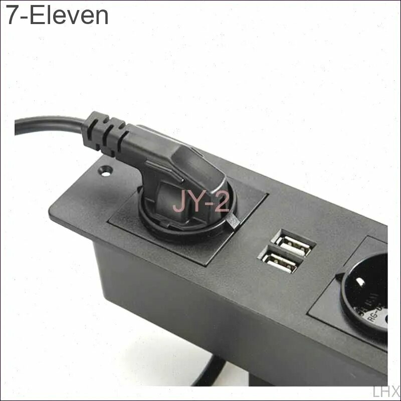 Встраиваемая розетка скрытой установки, удлинитель с защитными шторками и заземлением, для столешницы, стола, мебели, тройник, для кухни