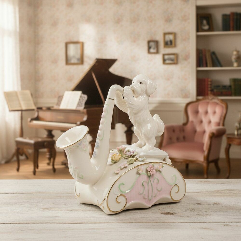 Музыкальная фигурка Щенок и Саксофон