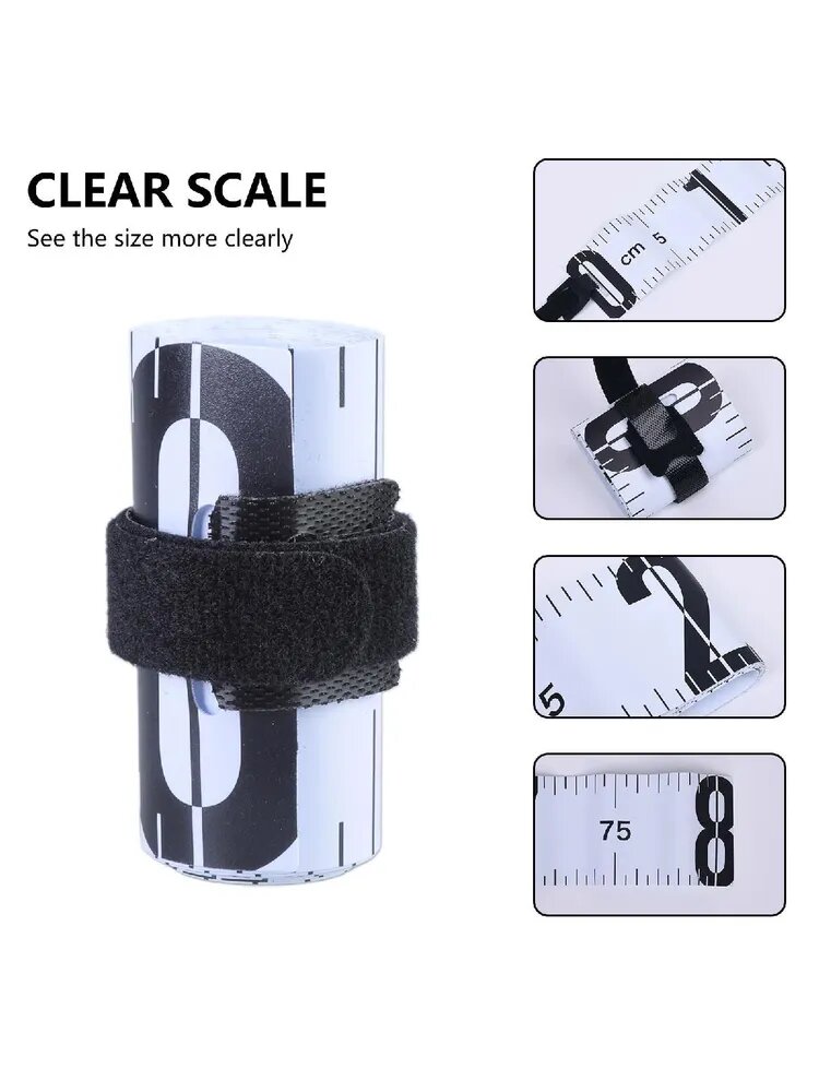 Линейка для измерения рыбы 80cm, Рыболовная мягкая линейка