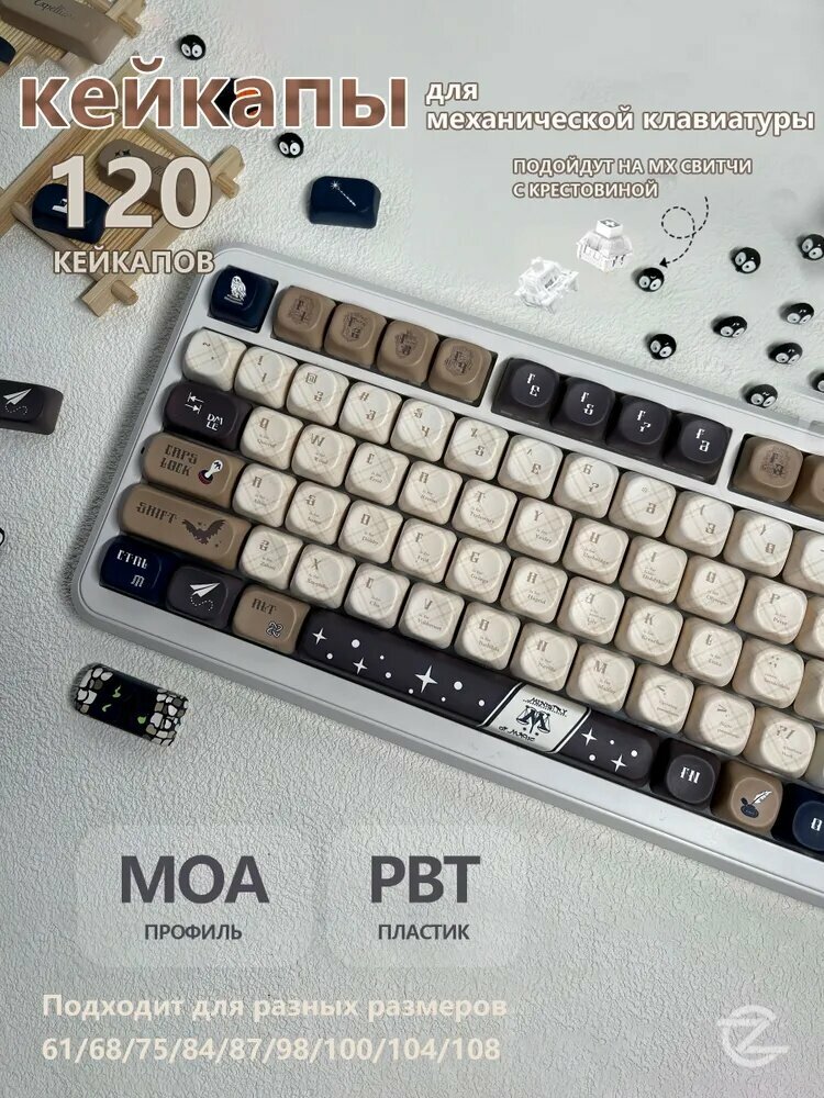 Кейкапы гарри поттер, кейкапы для механической клавиатуры, кейкапы для механической клавиатуры аниме, кейкапы moa, кейкапы pbt,