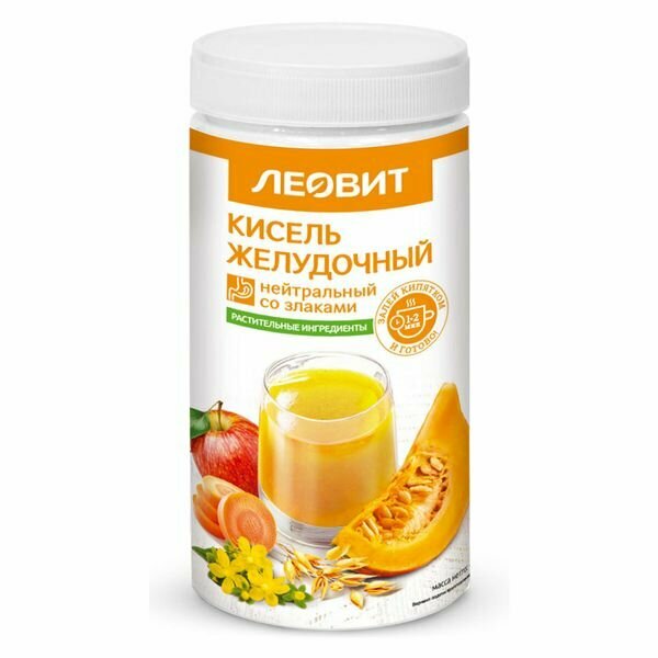 Кисель желудочный нейтральный Леовит банка 400г