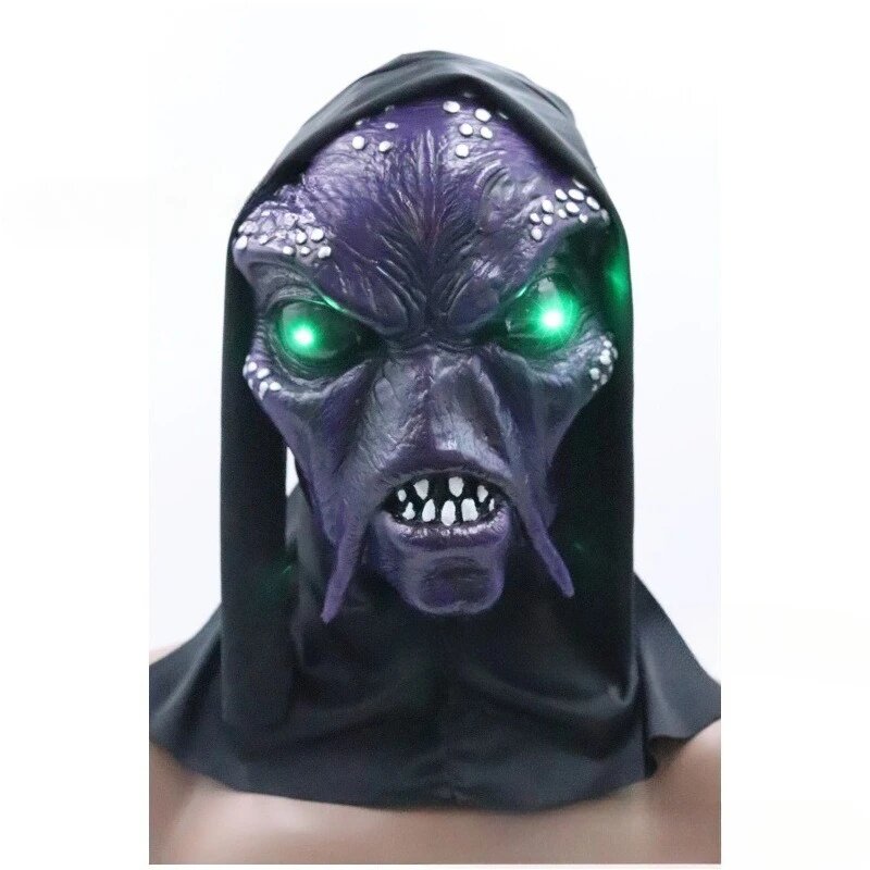 Резиновая маска Смайлик Alien Green light alien