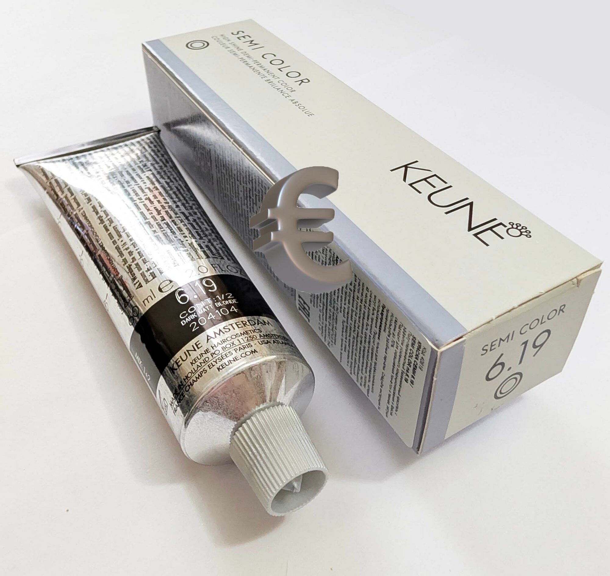 Keune Semi Color 6.19 Краска Семи Темный Матовый Блондин Безаммиачная краска для волос 60 мл