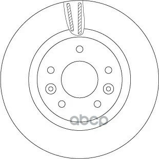 DF6786 диск тормозной передний! Nissan Qashqai II, X-TRAIL, Renault Kadjar 1.2DIG-T/1.5DCI/1.6DCI 14> TRW арт. DF6786