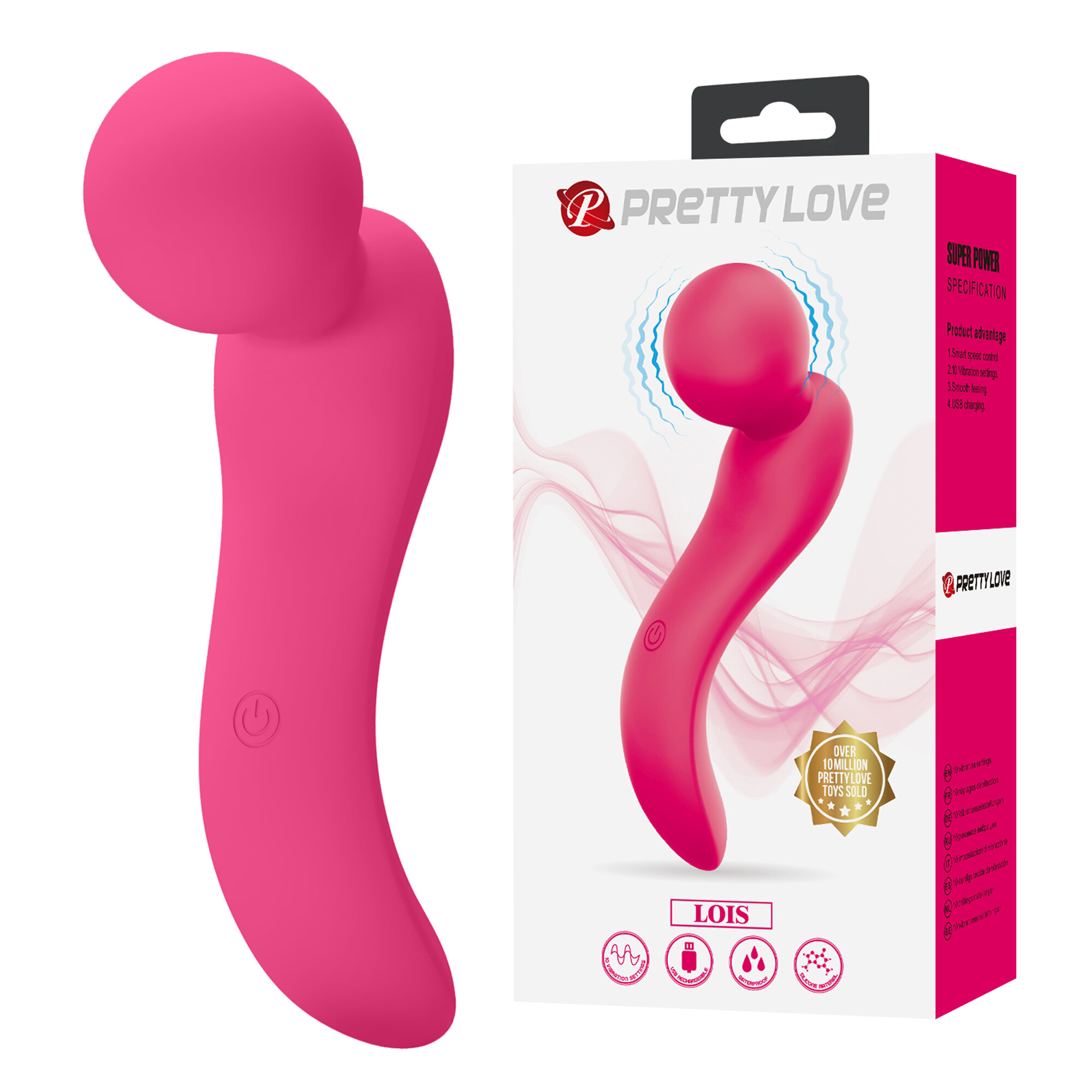 BW-055019 Вибратор Pretty Love Lois Baile