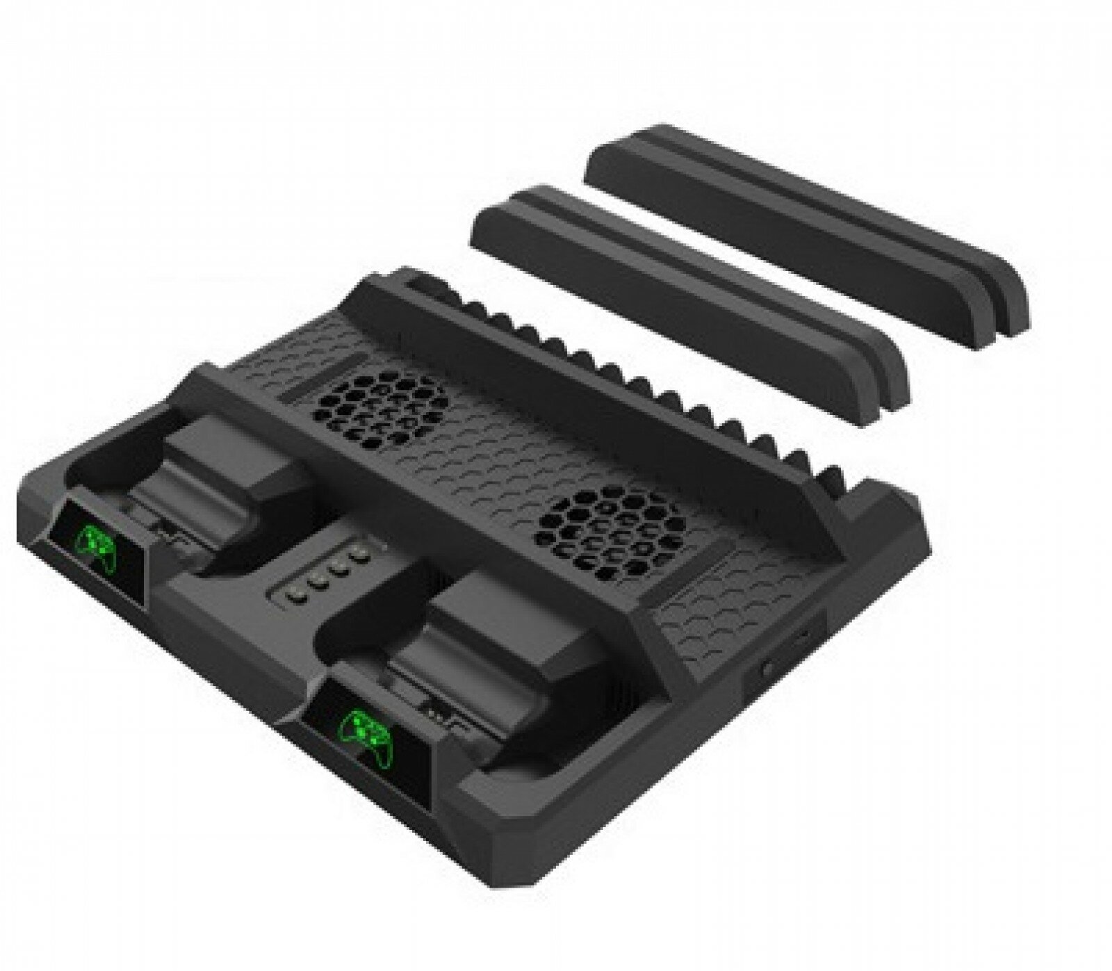 Док-станция MyPads TA-146574 для Xbox One/One X/One S с зарядкой и охлаждением контроллеров