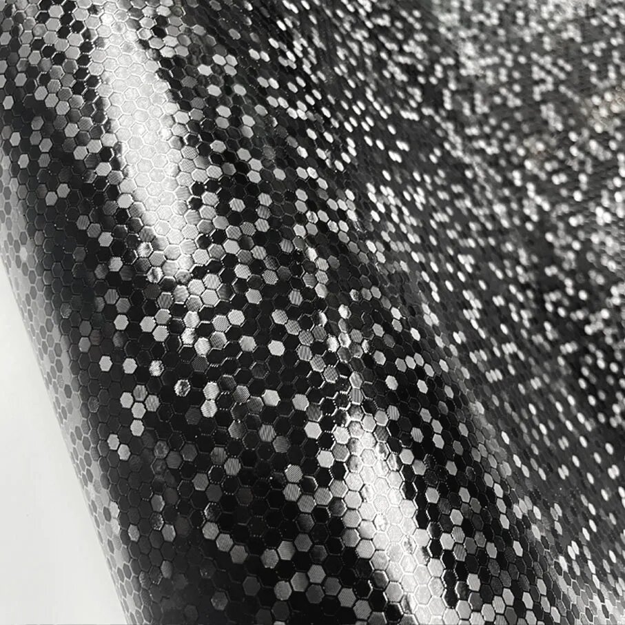 Матовая Черная 3D Сотовая Углеродная Виниловая Пленка Для Автомобиля, Самоклеящаяся ПВХ 30CM X 152CM