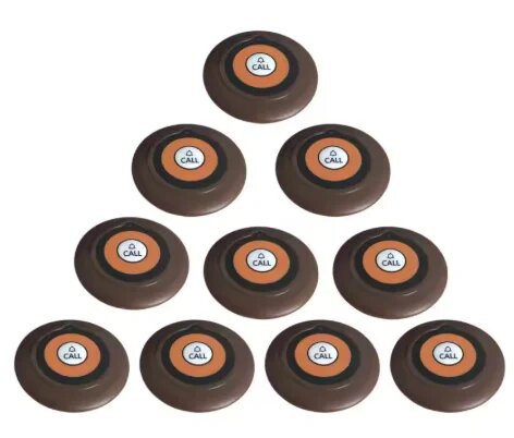 CATEL Система вызова с кнопками 10 Brown buttons