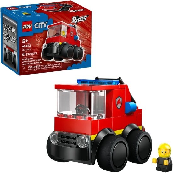 Конструктор Lego City 60482 RIDES: Пожарная машина