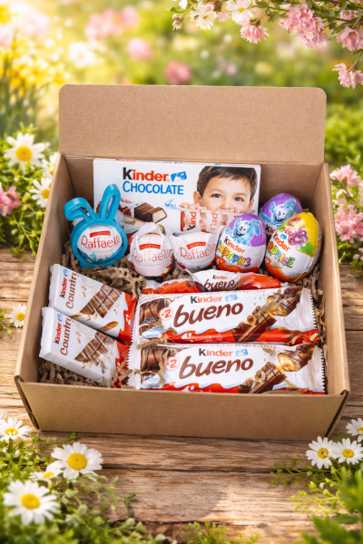 Сладкий подарочный набор Киндер сюрприз, вкусный бокс на любой праздник и 8 марта