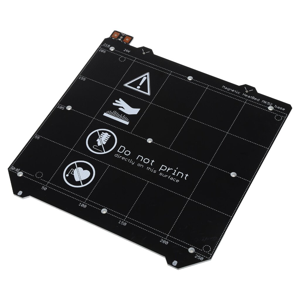 3D-принтер С Подогревом Кровати 24V MK52 Платформа С горячей Кроватью Для Prusa-i3 MK3S MK52 и Voron Switchwire 3D Печать Подложки печатной платы