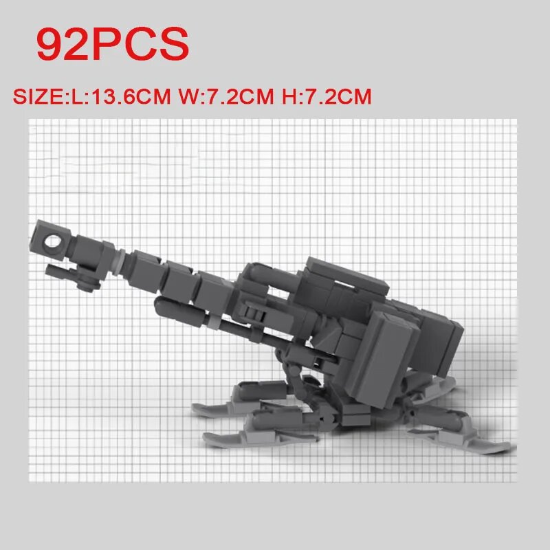 Блочный конструктор артиллерийская пушка 92pcs WLT11-1SET