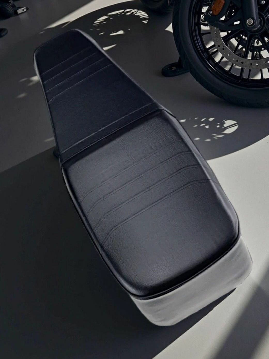 Сиденье мопеда Альфа в сборе (пластиковое основание)