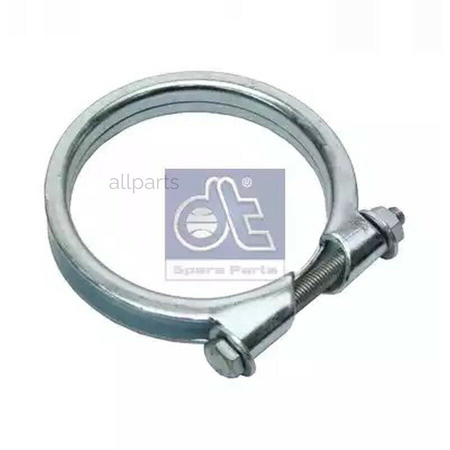 DT SPARE PARTS 214593 хомут трубы глушителя d=104.107 !\Iveco, RVI Euro/Star/Tech, Volvo