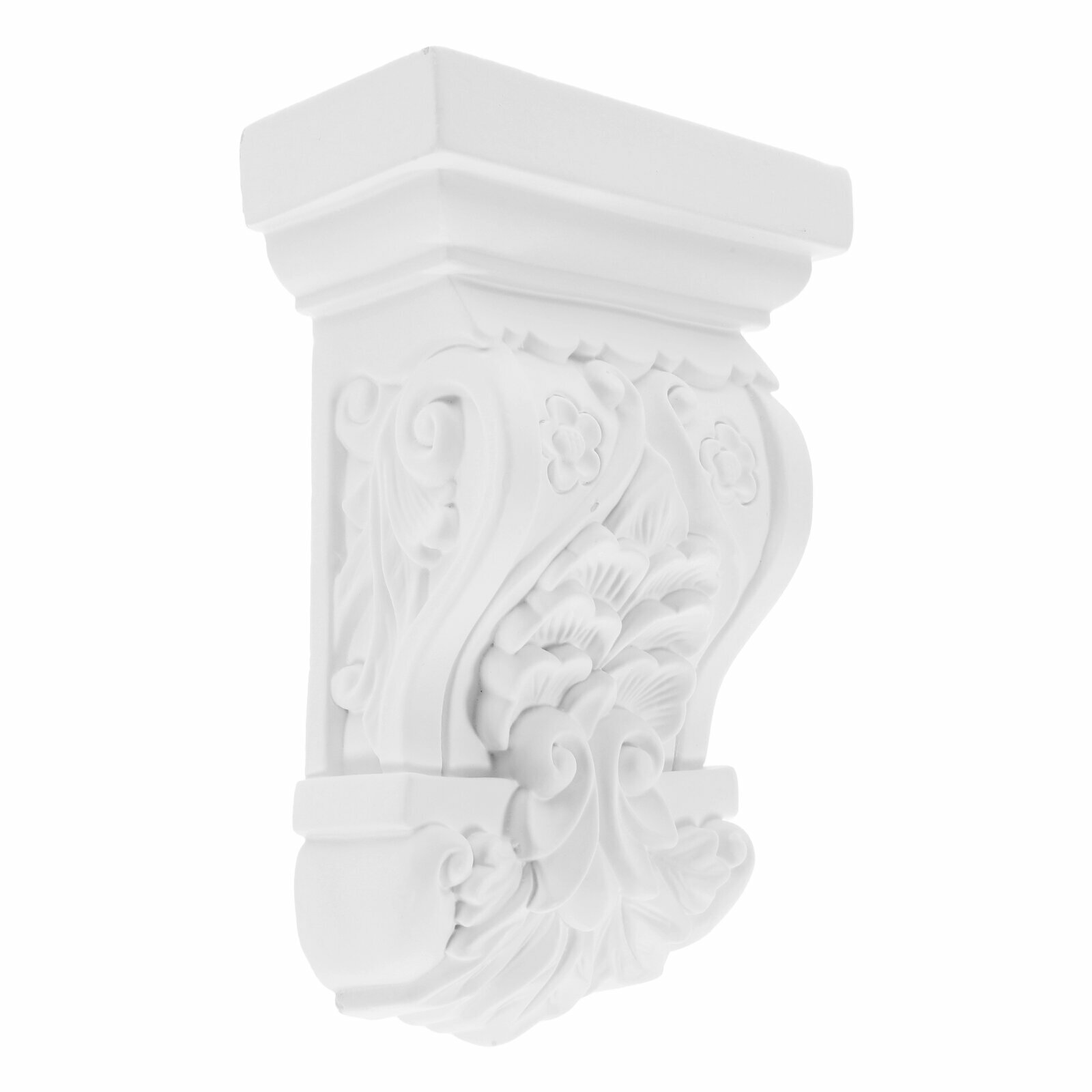 Карниз Из Имитации Гипса, Белый, Для Декора Камина, 21.30X14.00X7.50 См, 1 Упаковка