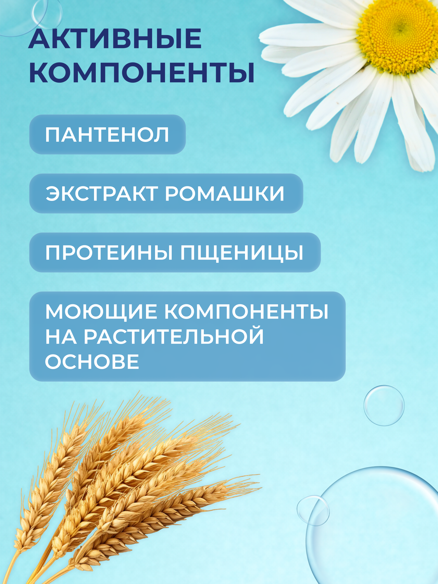 Детский шампунь Bubchen с рождения 0+ для чувствительной кожи, 200 мл — фото 1