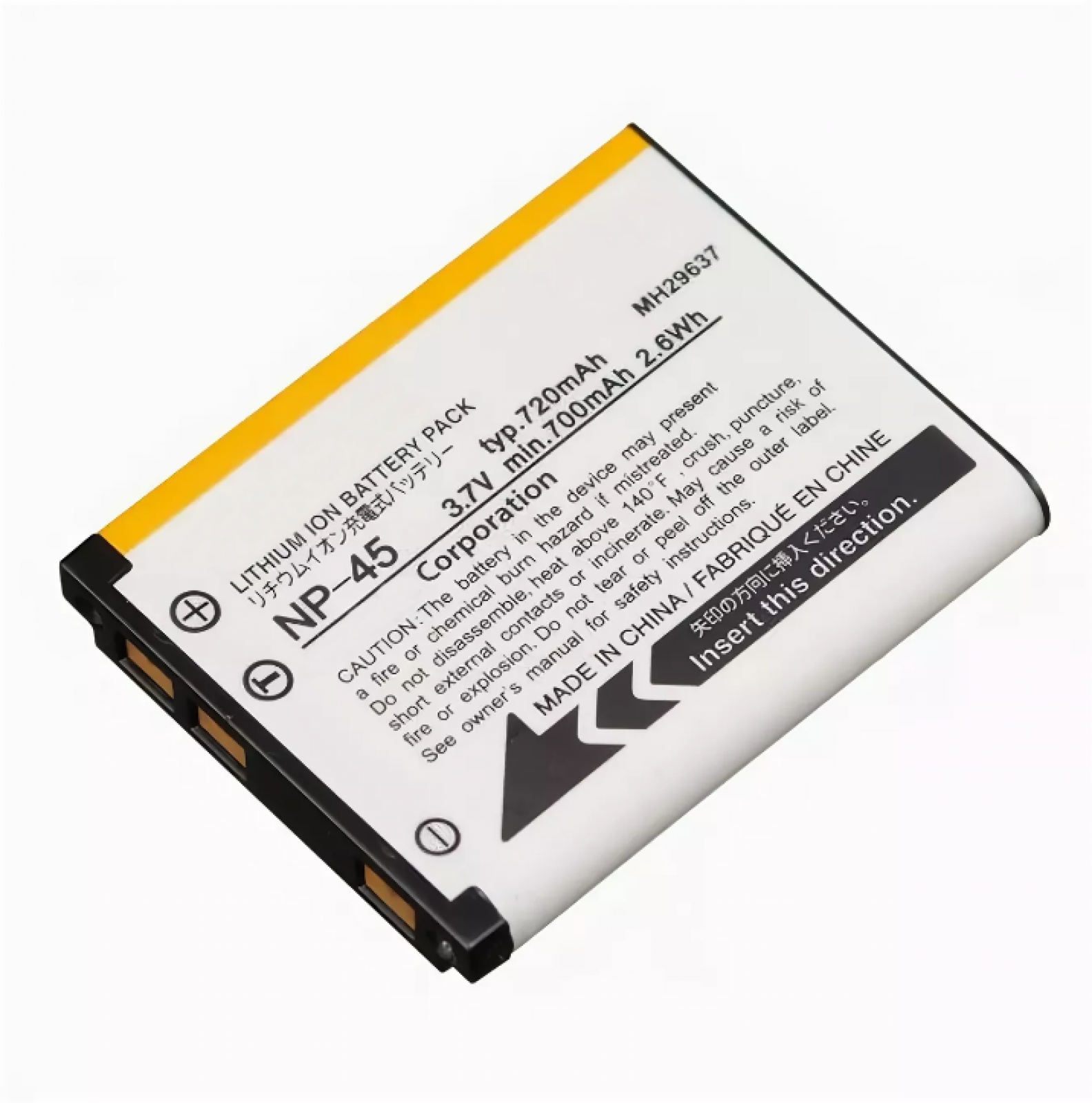 Аккумуляторная батарея MyPads NP-45/NP-45A для Fujifilm FinePix Z серии, Li-ion 740mAh 3.7V