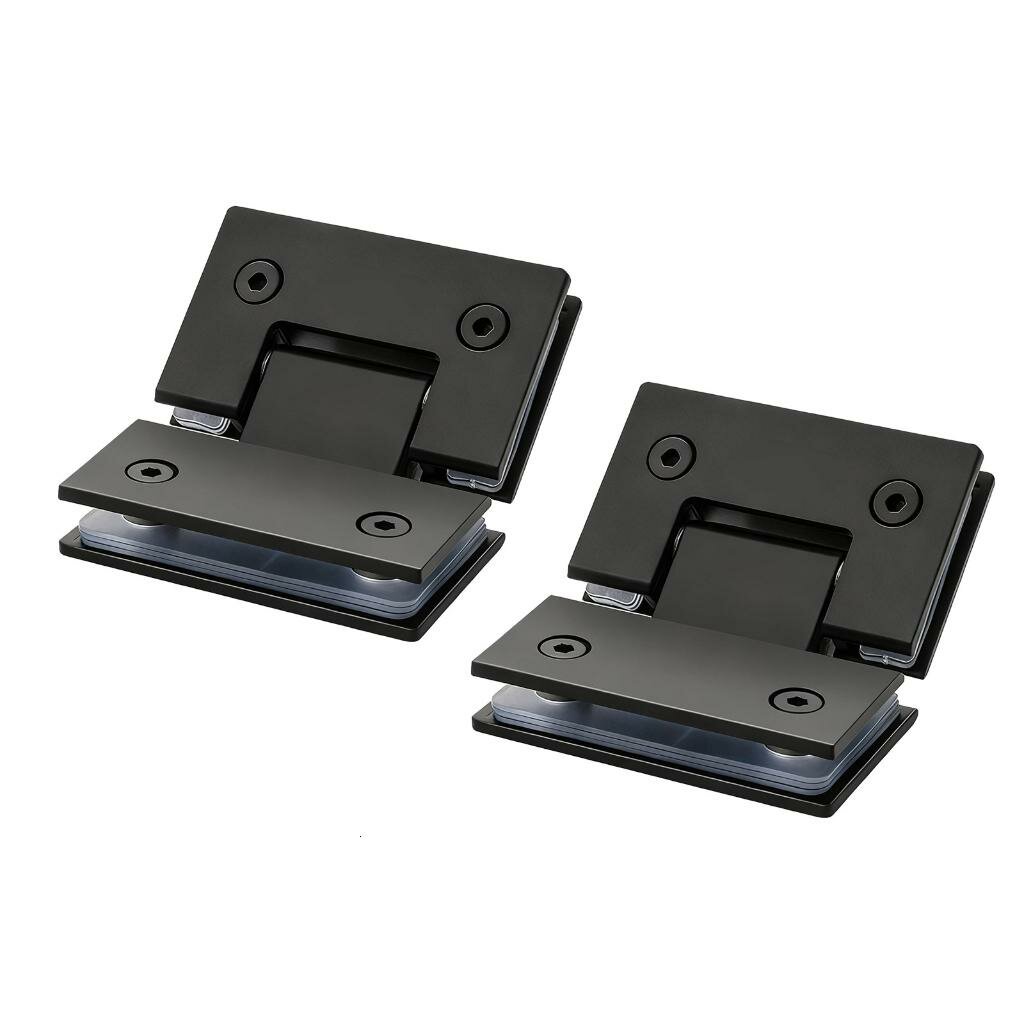 Крепёж для стеклянной двери (2 шт.), 135 градусов