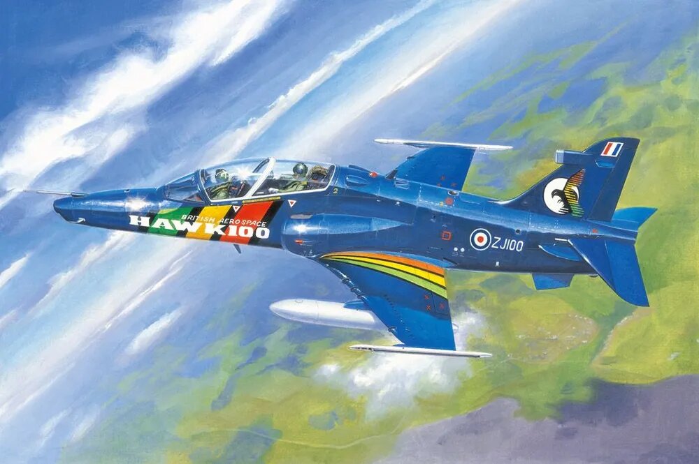 1/48 British Aerospace Hawk 100/102 Учебно-тренировочный самолет, синий