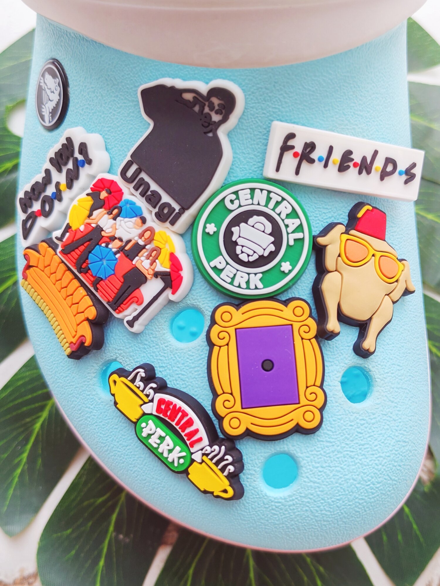 Джибитсы сериал Друзья набор 9 шт для crocs Friends