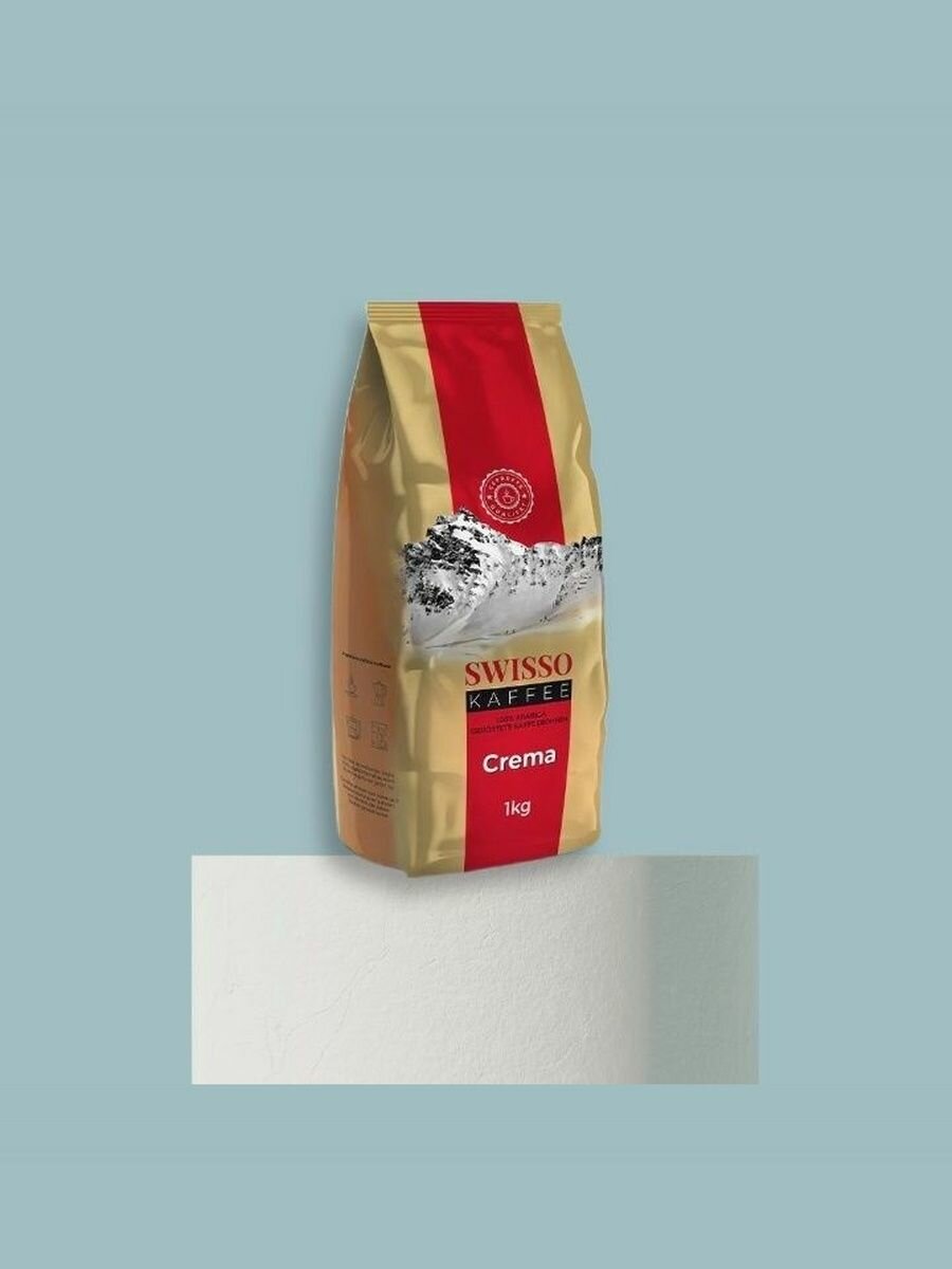 Кофе SWISSO KAFFEE Crema зерно 1 кг