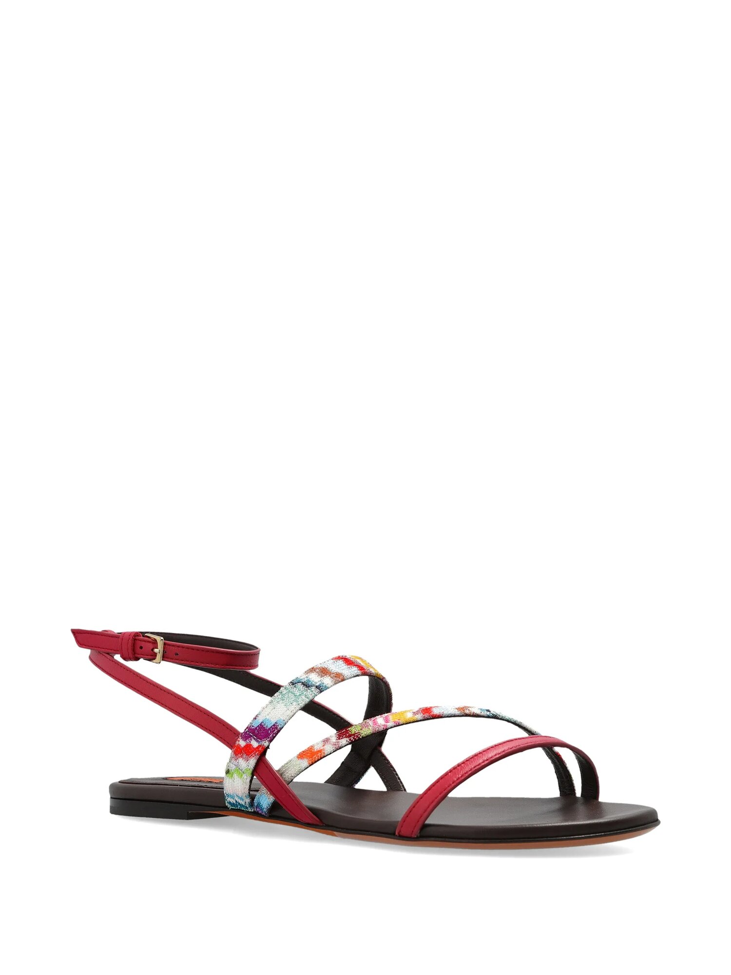 Босоножки Missoni Strap detail sandals, размер 38, красный — фото 1