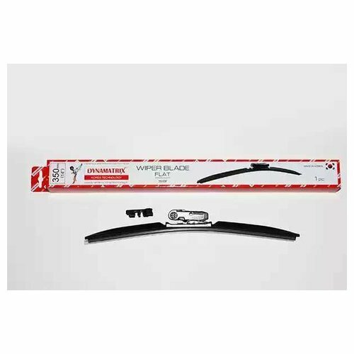Щетка стеклоочистителя бескаркасная Multiclip (пластиковая упаковка) Dynamatrix-Korea 350DF
