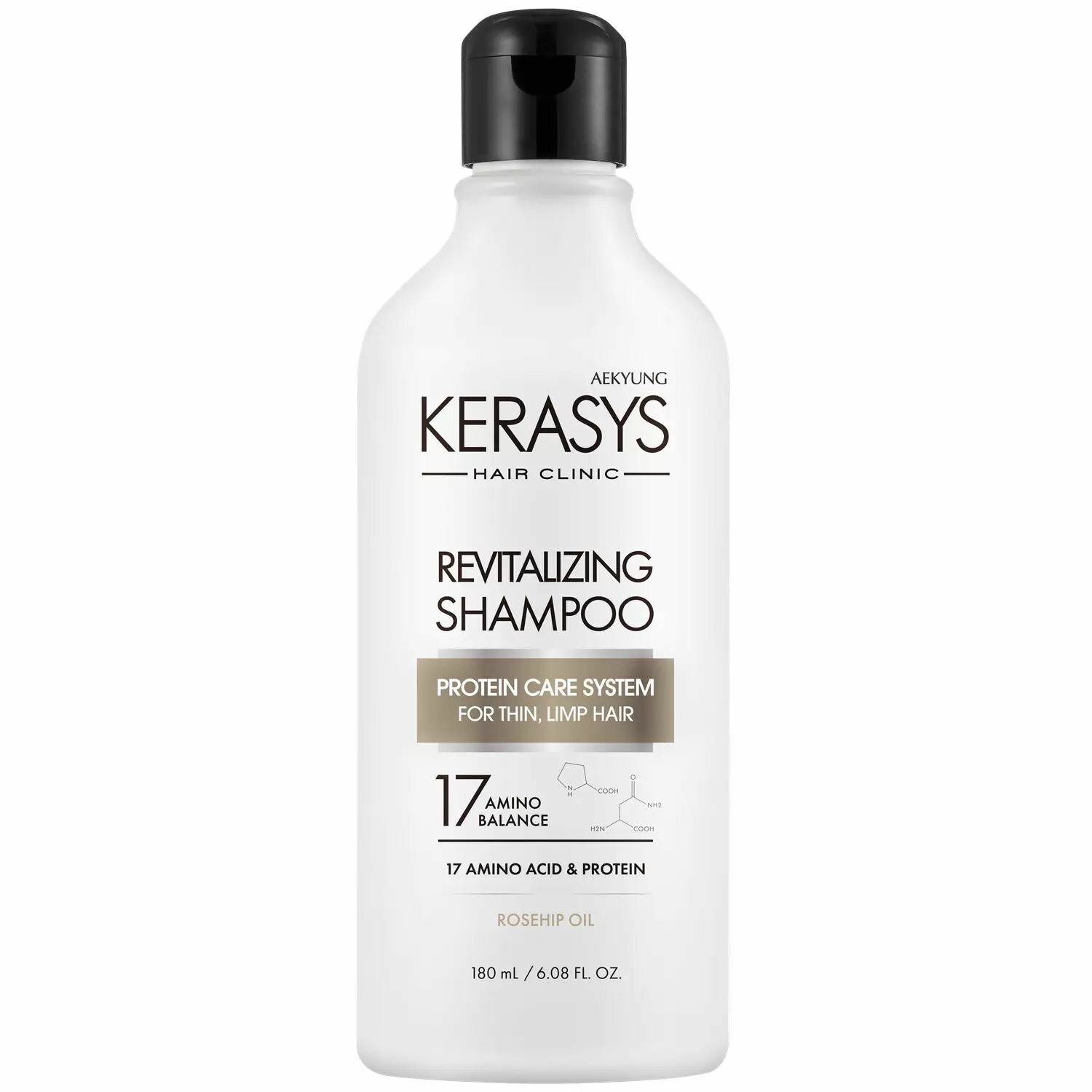 Kerasys Шампунь для волос Оздоравливающий CLINIC 180 мл, для нормальных и окрашенных волос, Корея