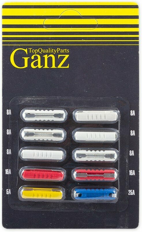 Предохранители цилиндрические GANZ GRP15005 Ваз 2101-09 10шт
