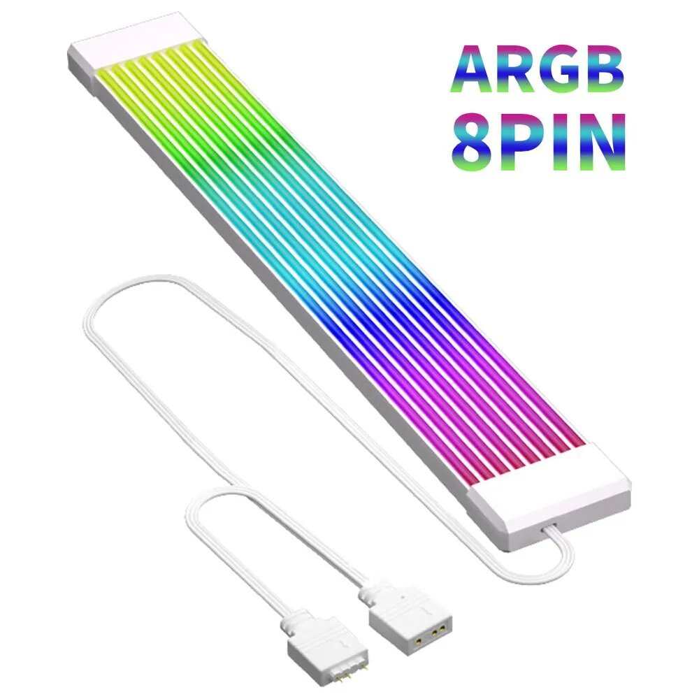 5V 3Pin ARGB Sync Кабели для ПК 8Pin PSU RGB Удлинители кабелей Светодиодная лента