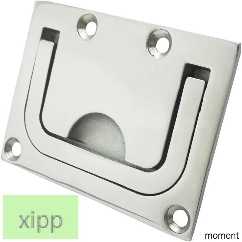 Палубное покрытие из нержавеющей стали 7.5*14.1 inch для яхт, катеров, лодок, серебристый цвет, 1 шт — фото 1