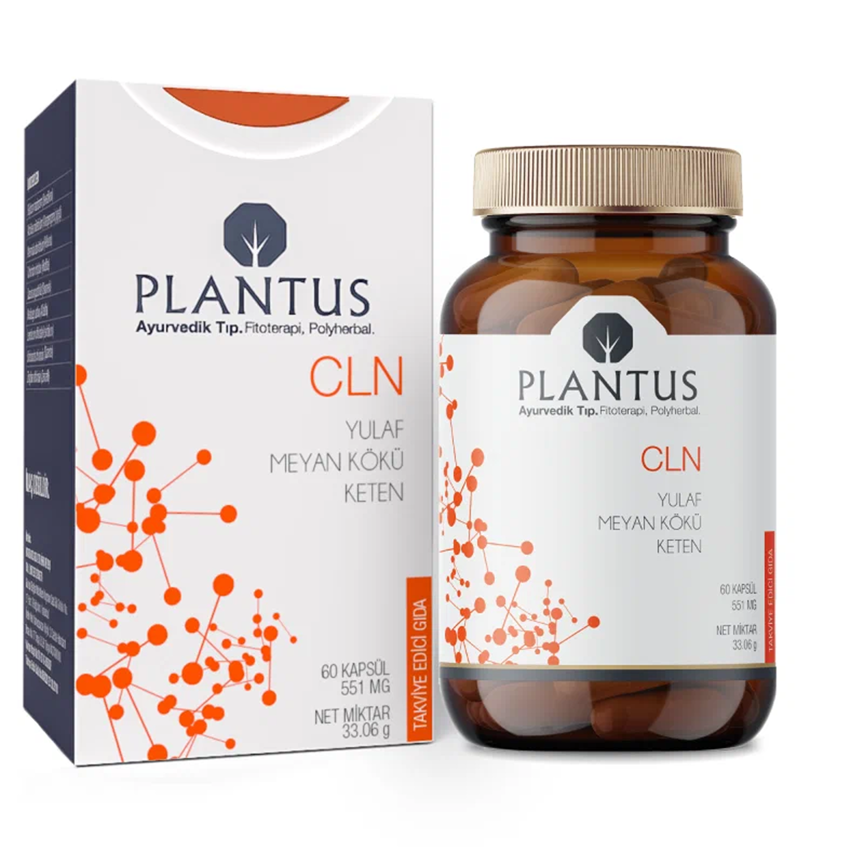 Детокс-комплекс Plantus DTX, для очищения, похудения и обмена веществ, 60 капс.