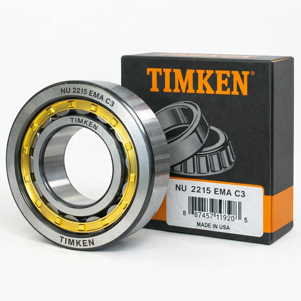 Подшипник NU 2215 EMA C3 Размер 75/130/31 (TIMKEN)