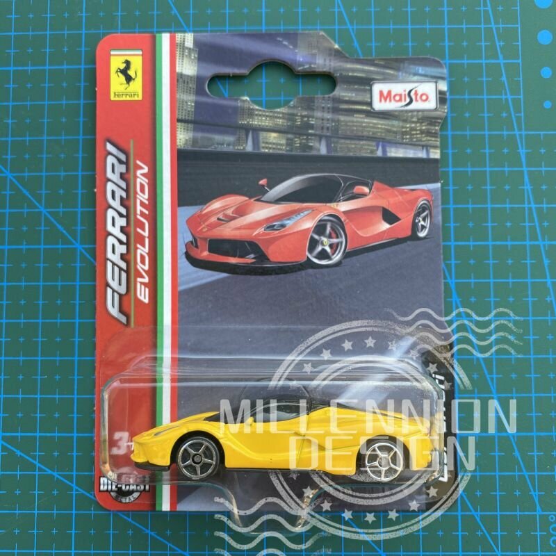 Maisto 1:64 Ferrari Литая Модель Автомобиля(Желтый Феррари)