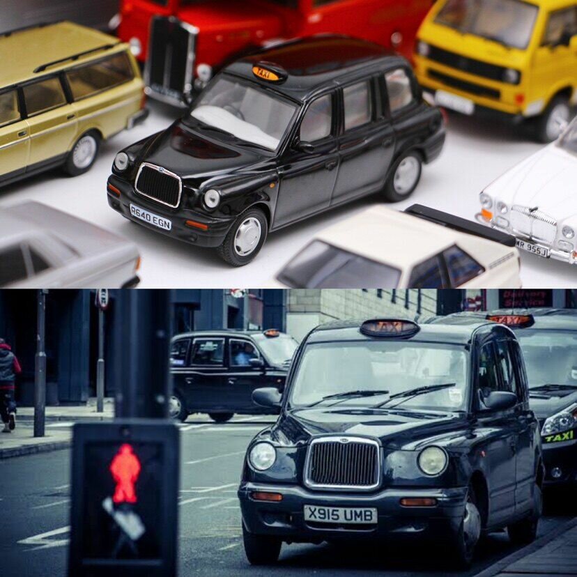 Vitesse Sunstar London Taxi TX1 Лондонское такси Cap Year 1:43 Машина в масштабе