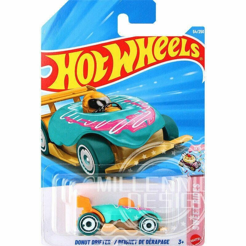 Hot Wheels 2026D серия, литой автомобиль 1:64, модель машинки DONUT DRIFTER