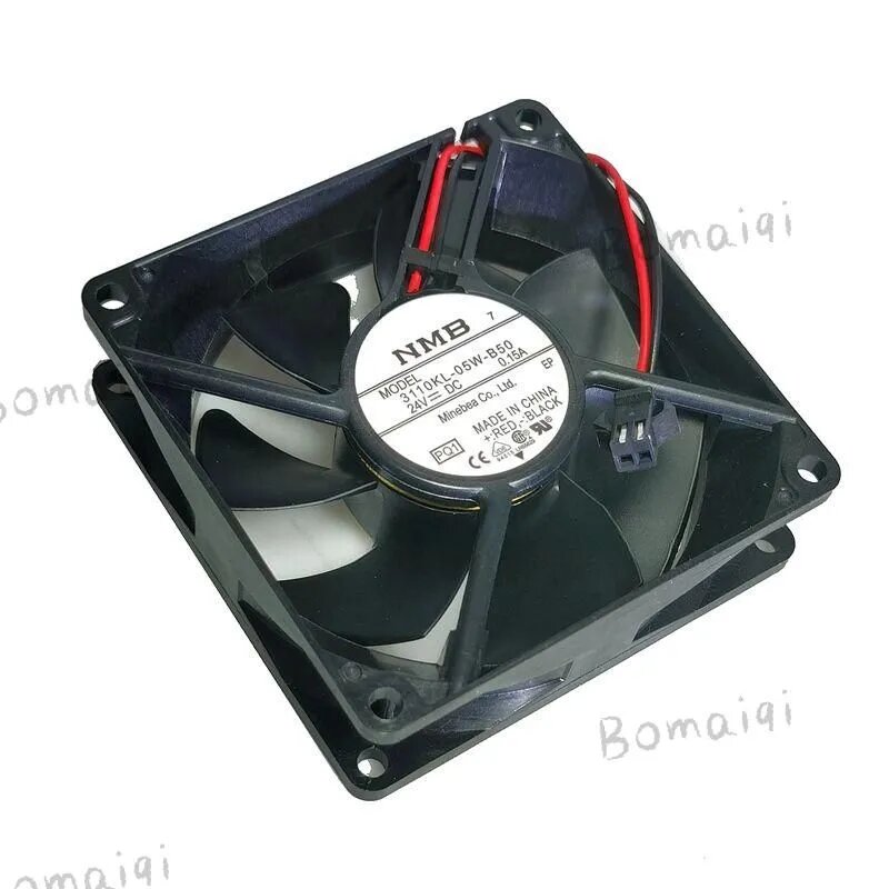 Вентилятор для холодильника NMB 3110KL-05W-B50 для Ariston, Indesit, Whirlpool, размеры 80*80*25 мм — фото 1