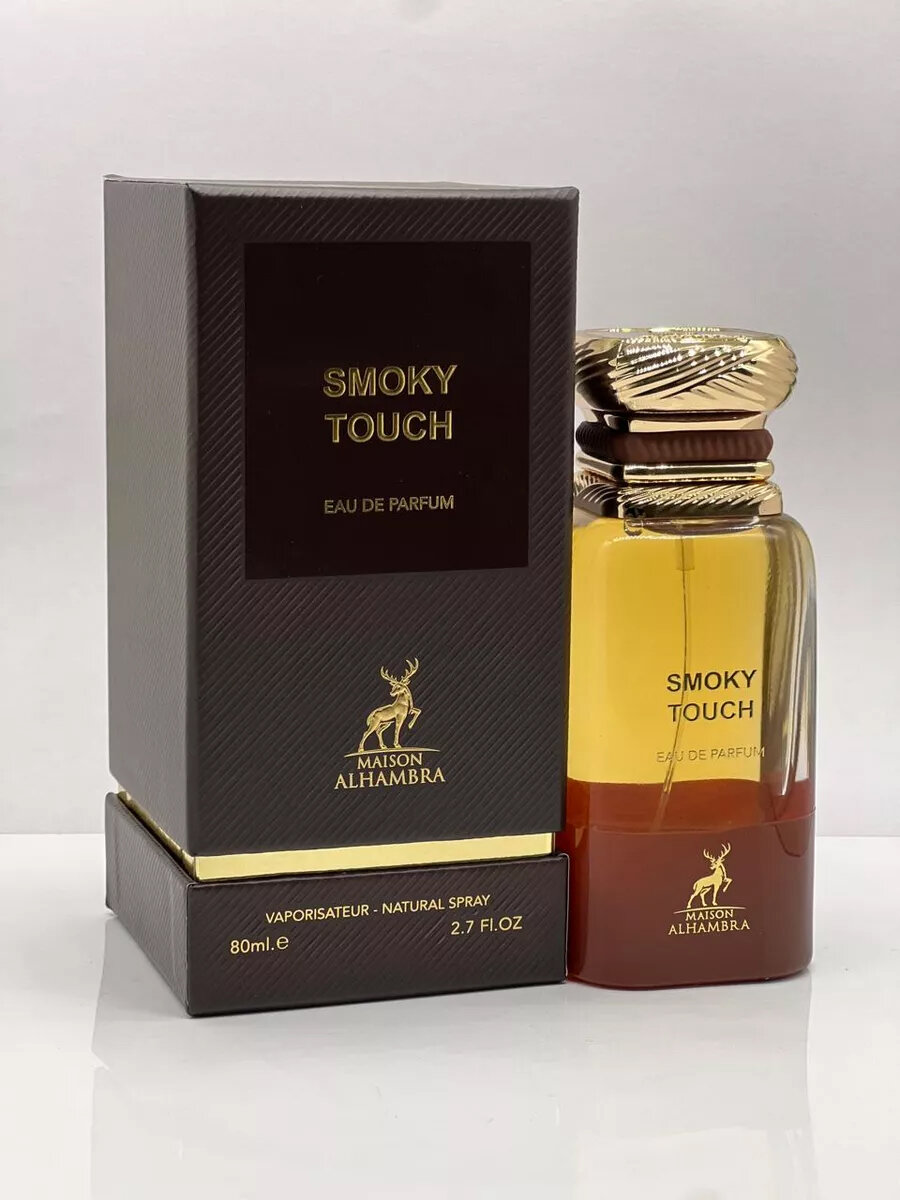 Парфюмерная вода Maison Alhambra SMOKY TOUCH/tobacco touch 80ml (аромат TF Tobacco Vanille) для мужчин