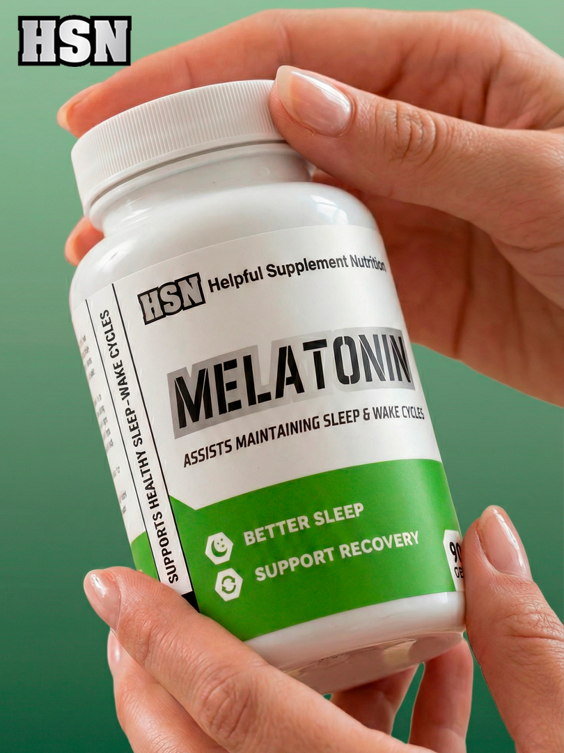 Для сна средство HSN Мелтонин 3 мг, 90 капсул вегетарианских