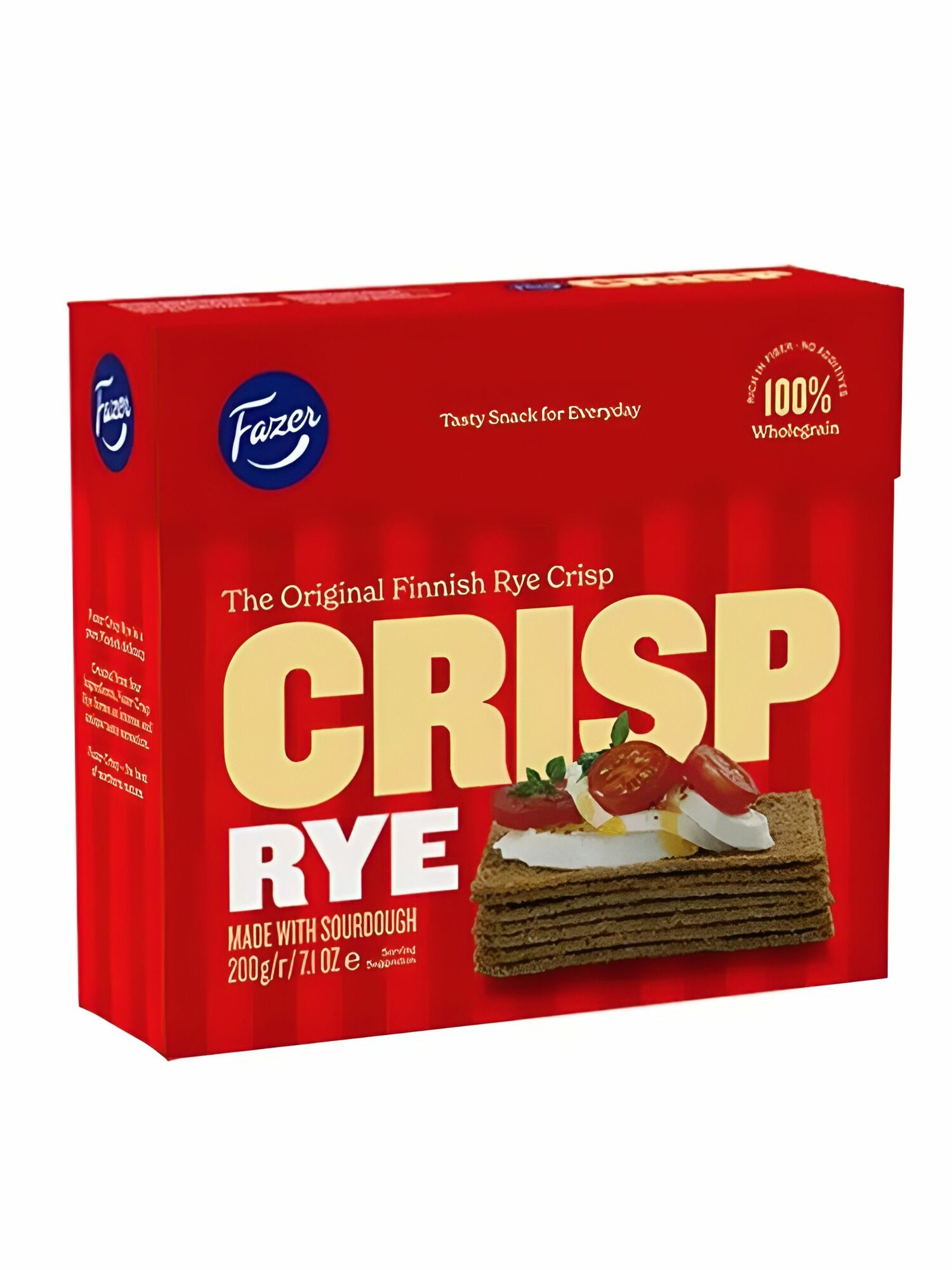 Хлебцы (сухарики) ржаные, цельнозерновые Fazer rye 200гр (Финляндия)